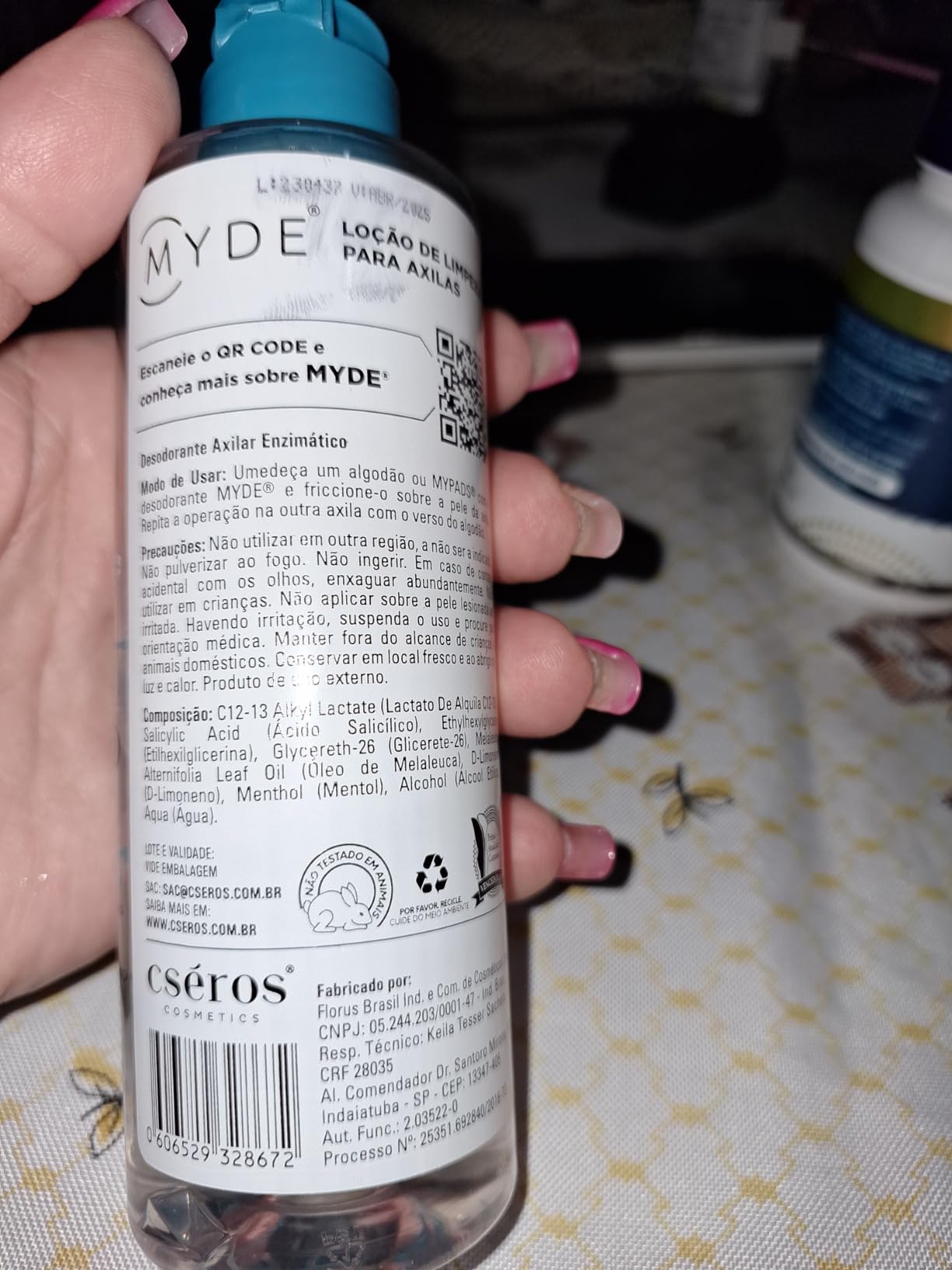 Loção de Limpeza para Axilas - MYDE 200 mL : Amazon.com.br: Beleza