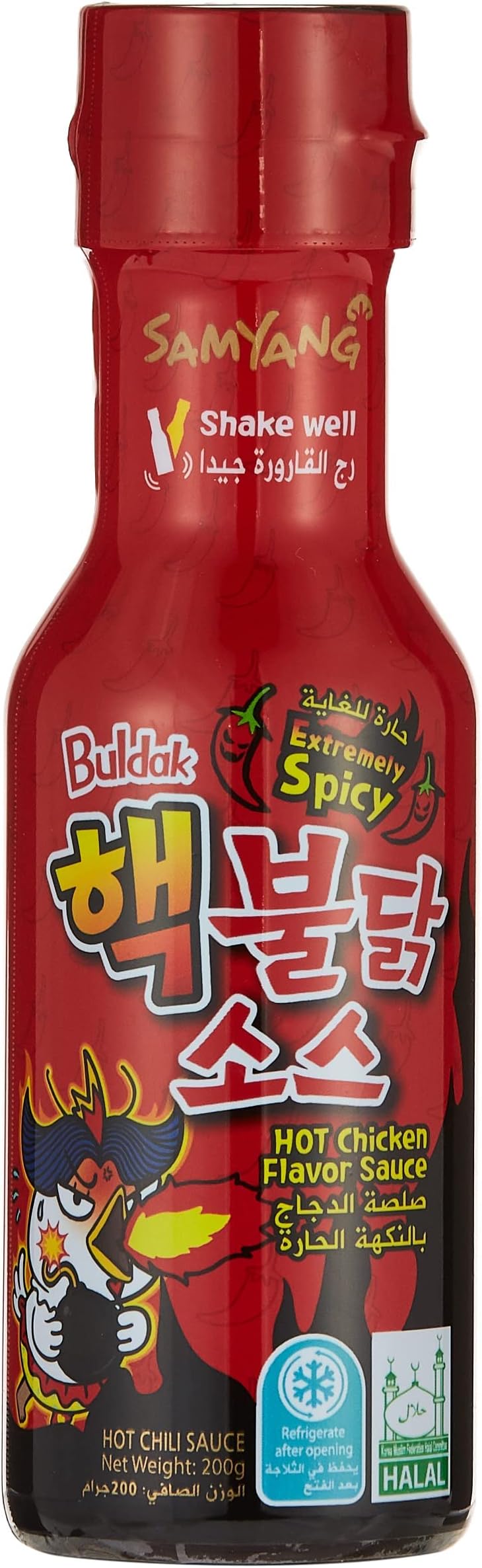 Amazon.com : Samyang Haek(Neculer)-Buldak (Roast Chicken) Hot Spicy ...