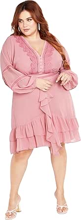 City Chic Women's Plus Size Sweetheart Dress at Amazon Women’s Clothing ...