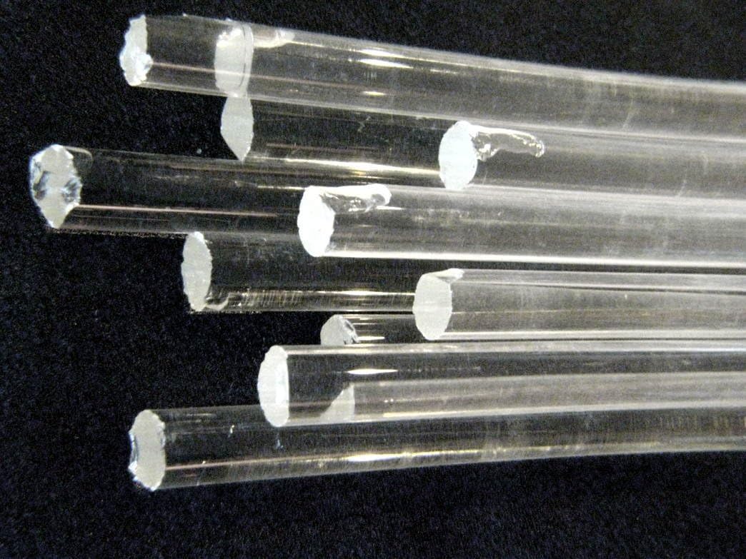 Amazon.com: Devardi Glass Handmade Clear Glass Rods, 1 Lb COE 104 ...