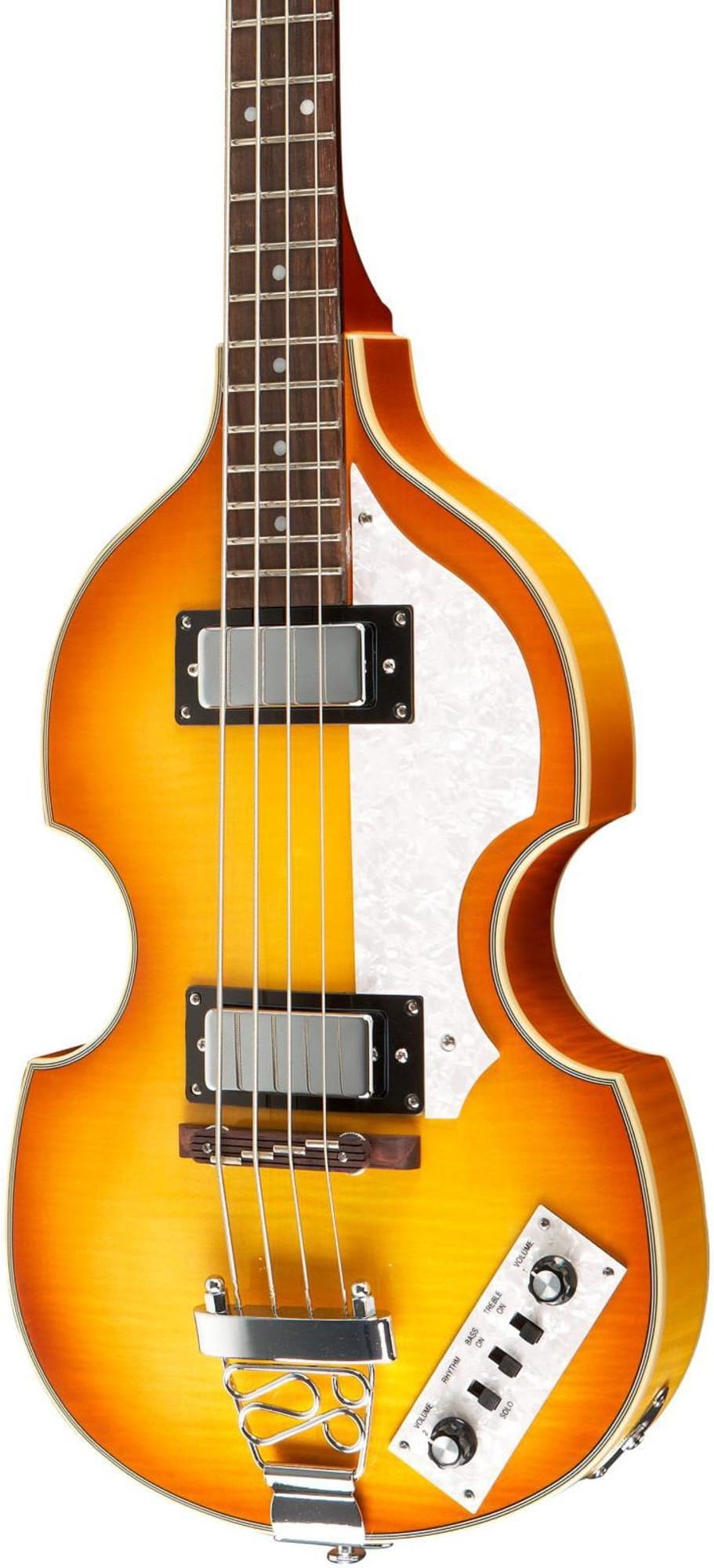 Amazon.com: Rogue VB100 Violin Bass Guitar Vintage Sunburst : Musical ...