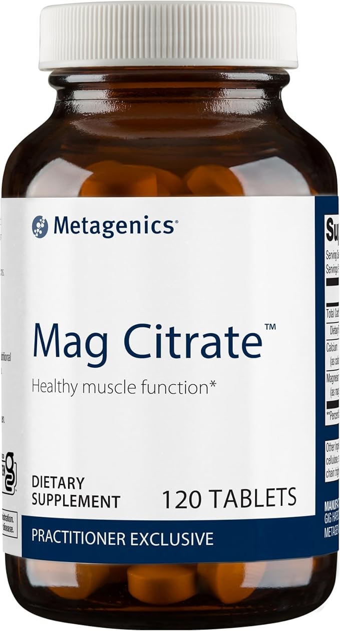 Amazon.com: Metagenics Mag Citrate - 300 mg Magnesium & 60 mg Calcium ...