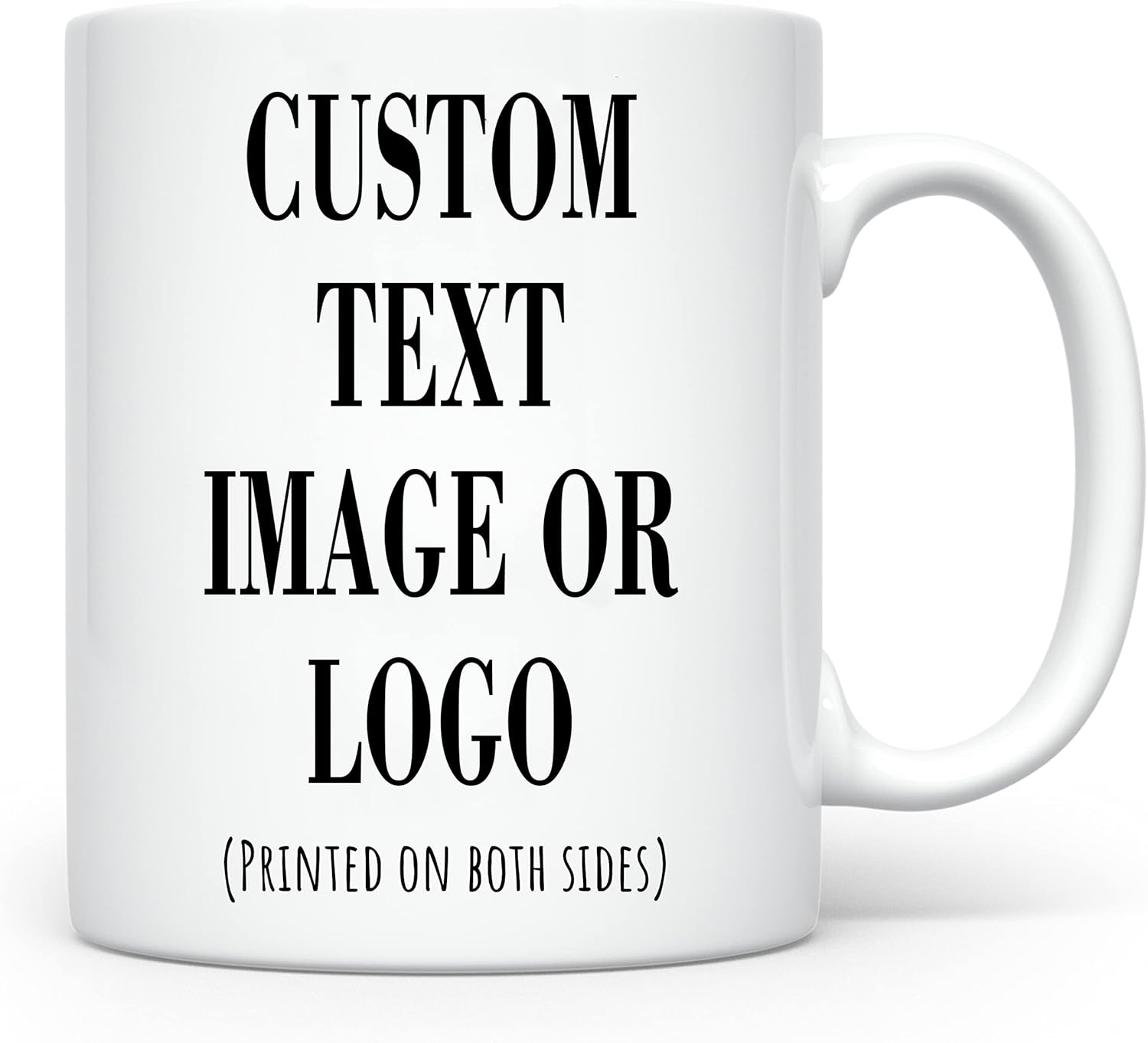 Amazon.com | Personalized Coffee Mug | Custom Photo Text and Logo ...