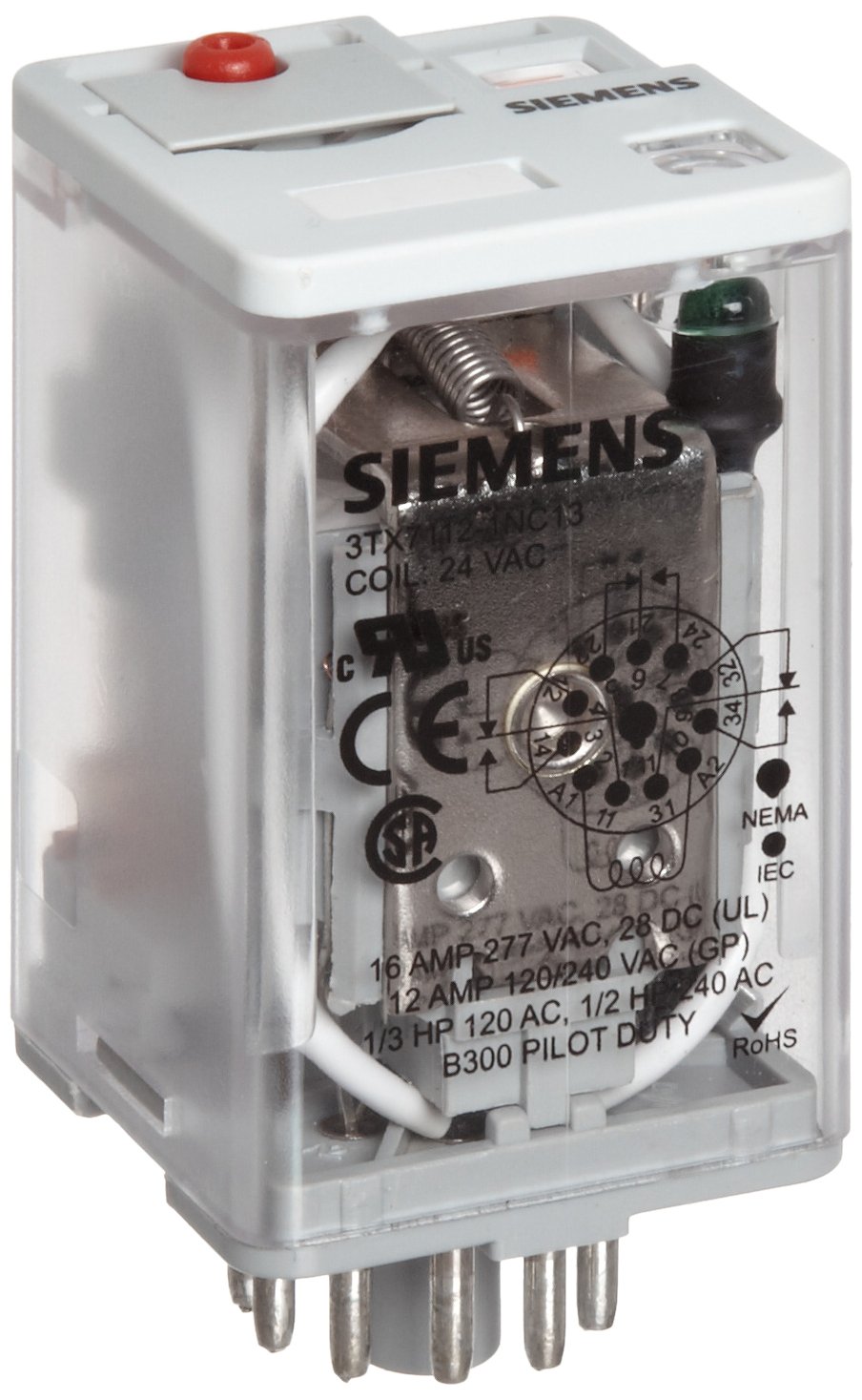 Snapklik.com : Premium Plug In Relay, Standard Octal Base, Mechanical ...