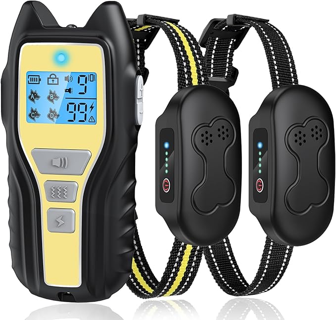 Amazon.com: Owvtrg Dog Shock Collar for 2 Dogs (15-150lbs) Waterproof ...