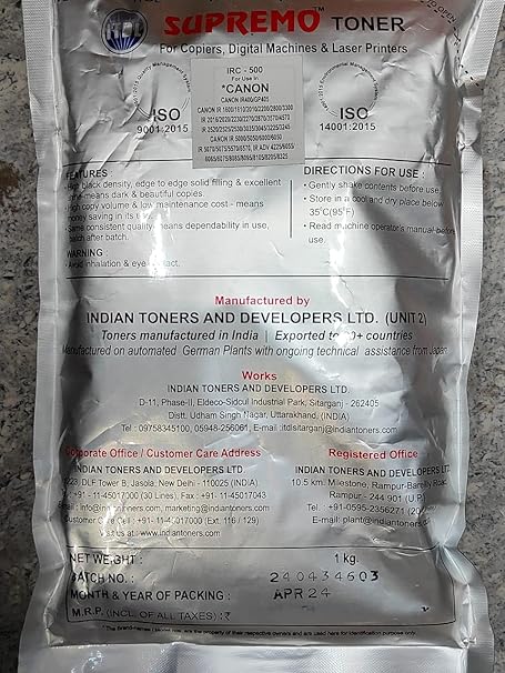 ITDL Supremo Toner Powder for Canon IR-400 / 3300/3035/3225/3245/ 3570 ...