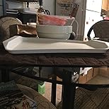 Amazon.com: Eagrye 6-Pack Fast Food Serving Trays, Rectangle Plastic ...