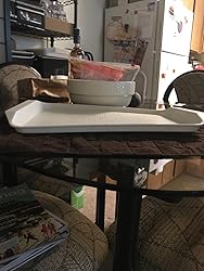 Amazon.com: Eagrye 6-Pack Fast Food Serving Trays, Rectangle Plastic ...