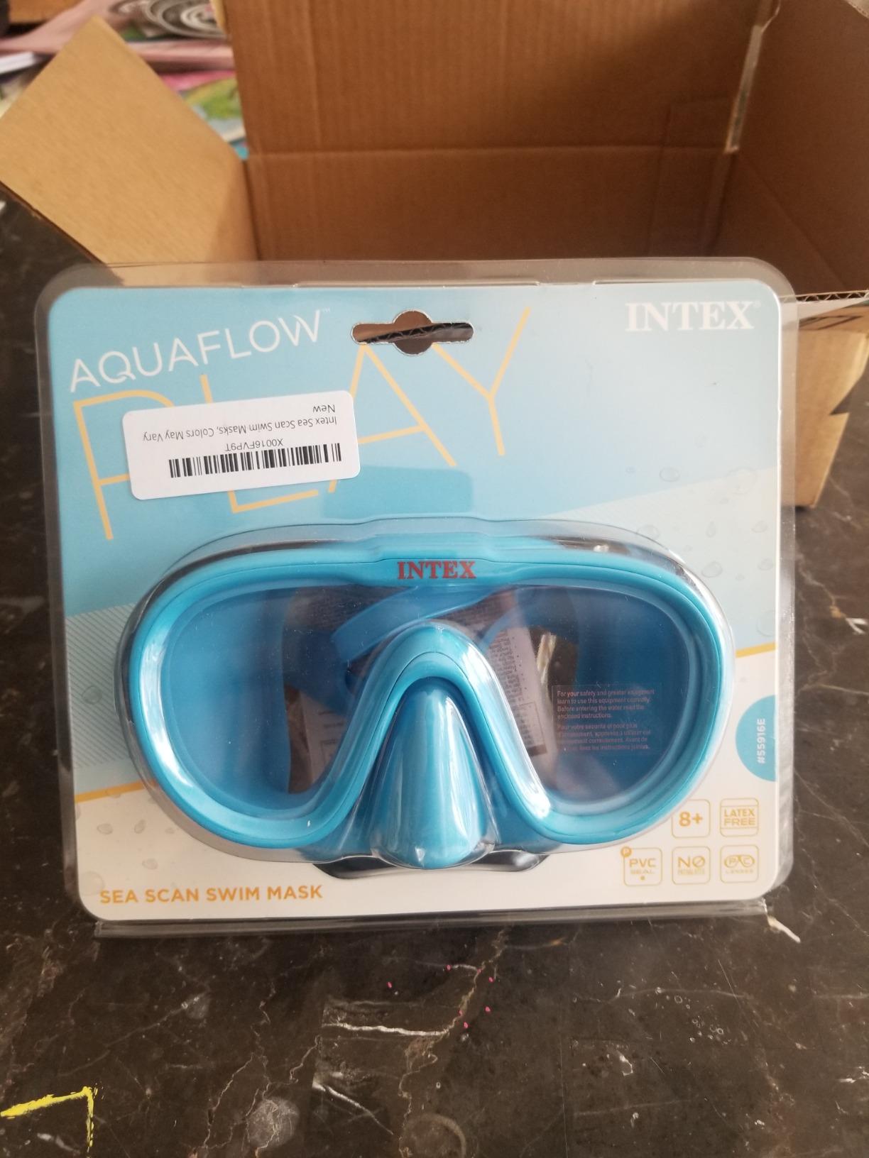 Amazon.com : Intex Sea Scan Swim Masks, Colors May Vary : Swimming ...