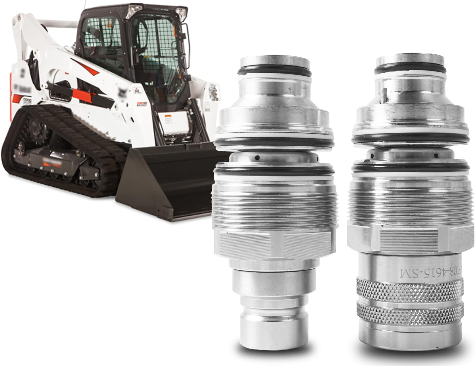 Amazon.com: FridayParts 4BD4FH Hydraulic Flat Face Quick Coupler for ...