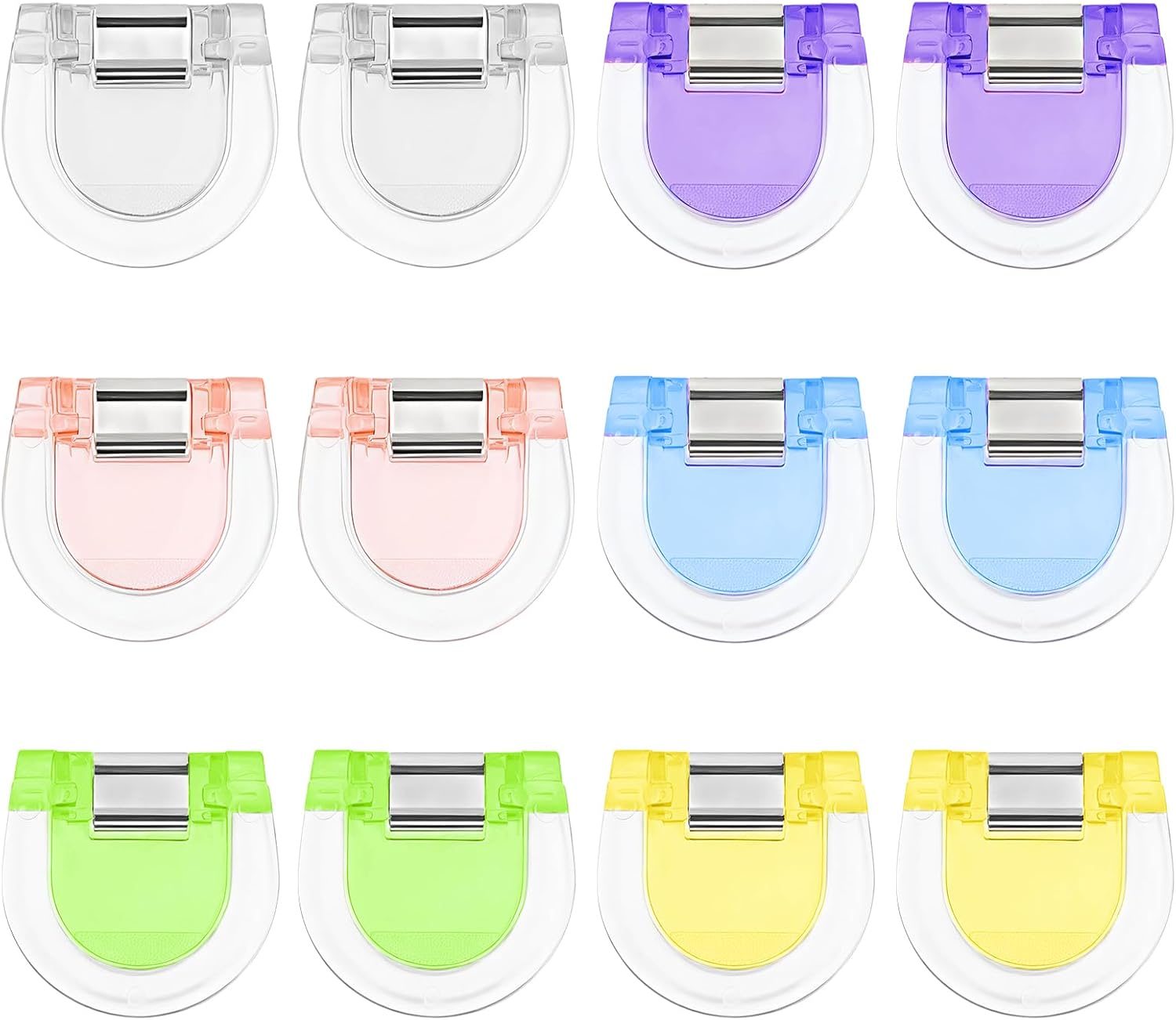 Amazon.com: 12Pcs Adjustable Hem Clips for Pants, Fabric Holders for ...