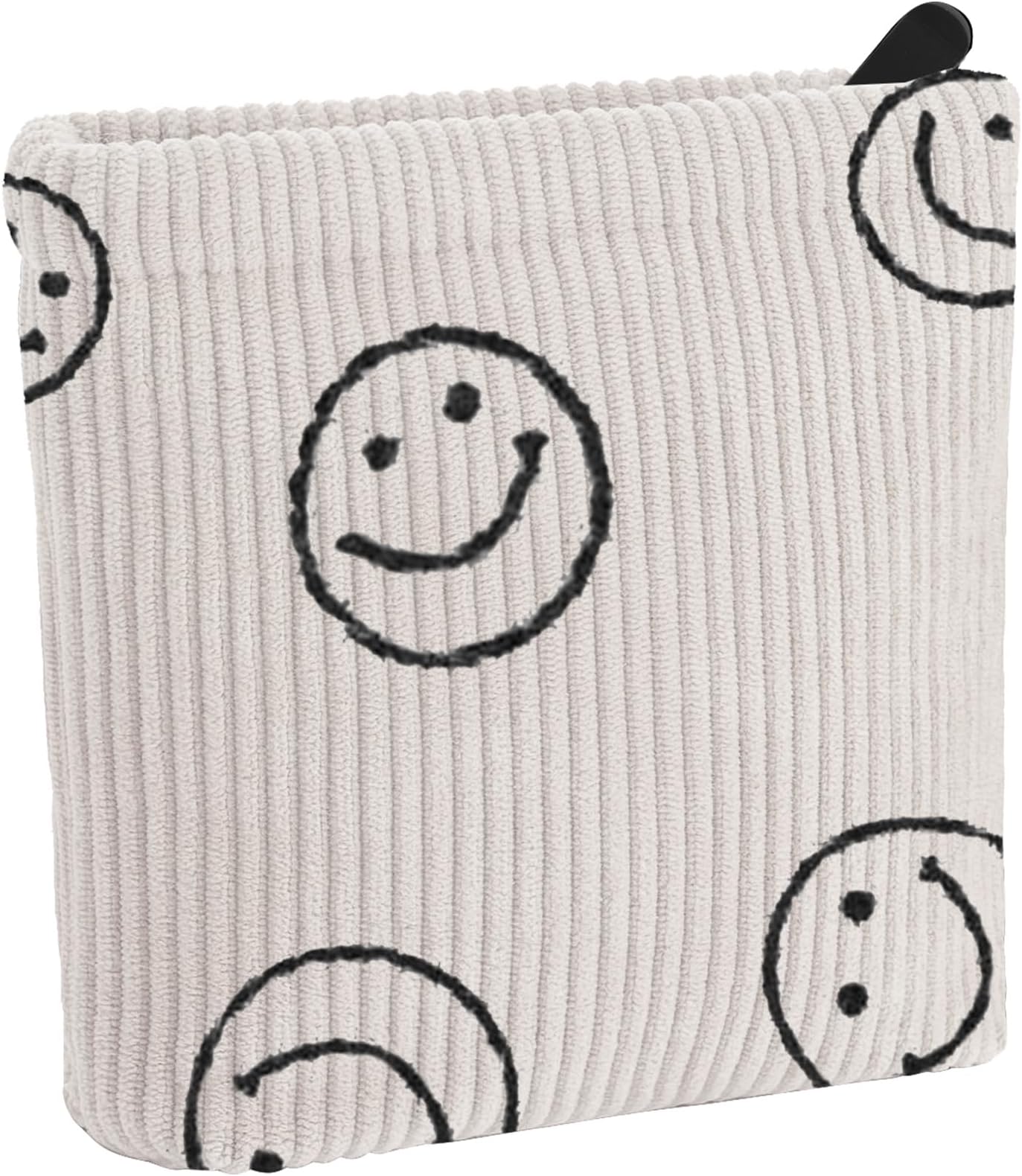Amazon.com: Teircno Preppy Corduroy Period Bag, Cute Smiley Face ...