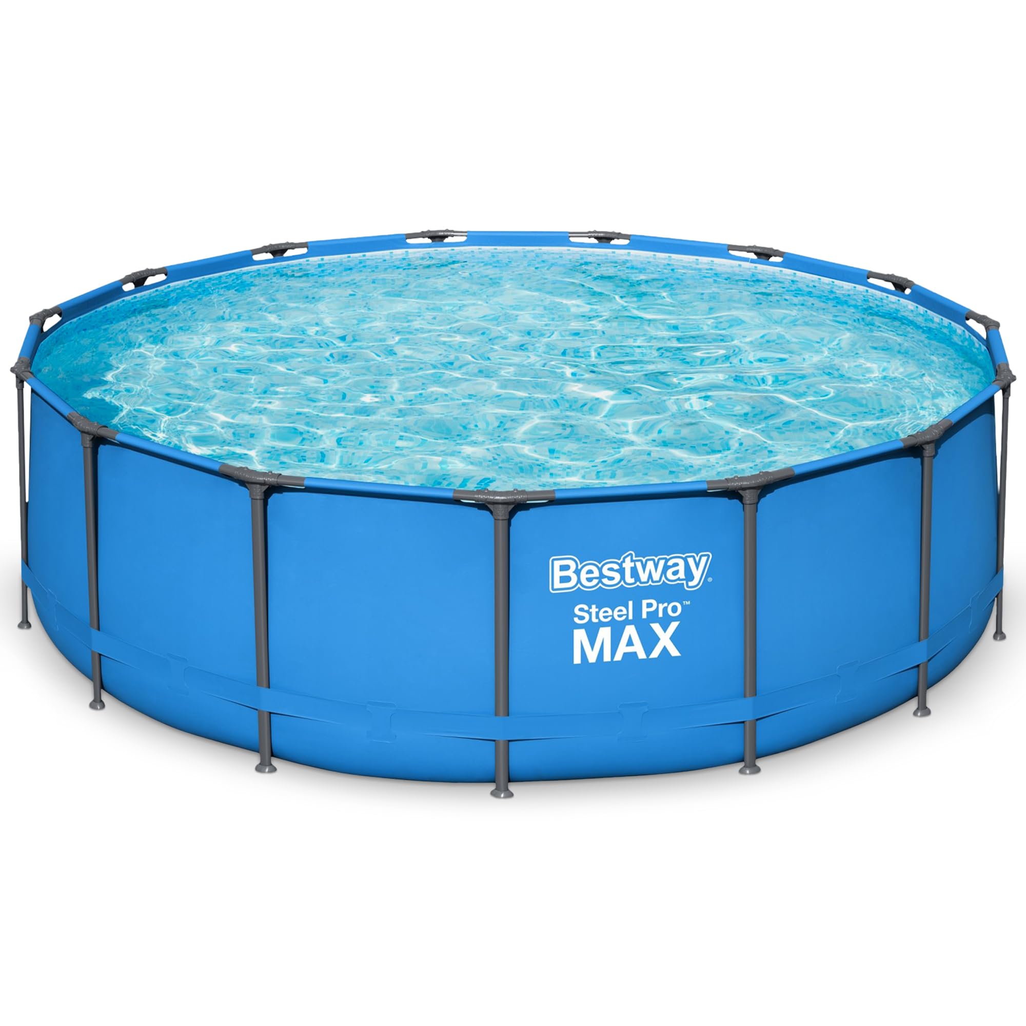 Snapklik.com : Bestway Steel Pro MAX 15 X 48" Round Metal Steel Frame ...
