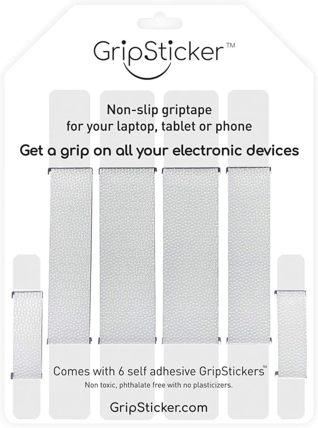 Amazon.com: Grip Sticker Non-Slip Griptape for Your Laptop (Set of 6 ...