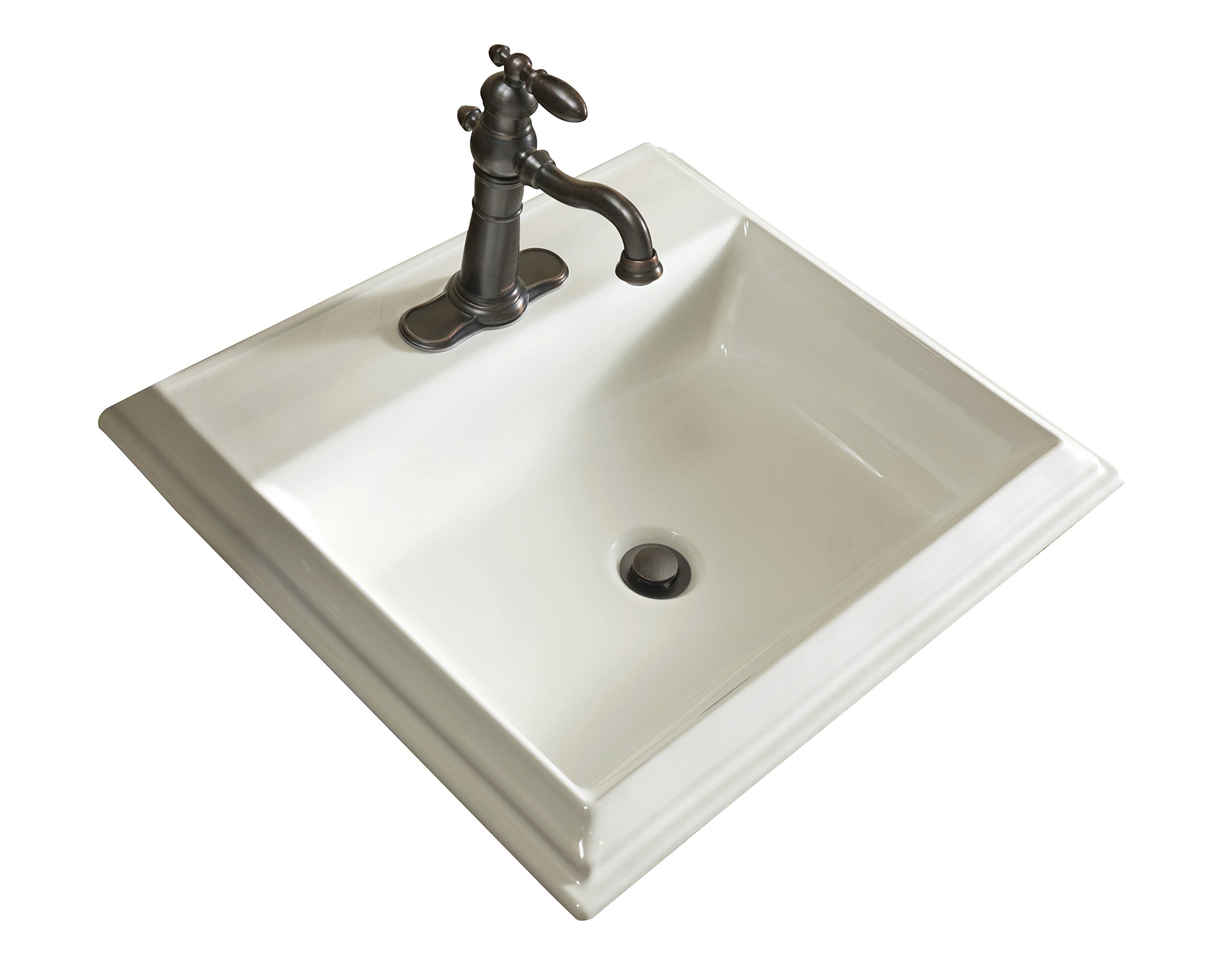 Mancesa Pedestal Mansfield Plumbing Brentwood Self-Rimming Bathroom ...