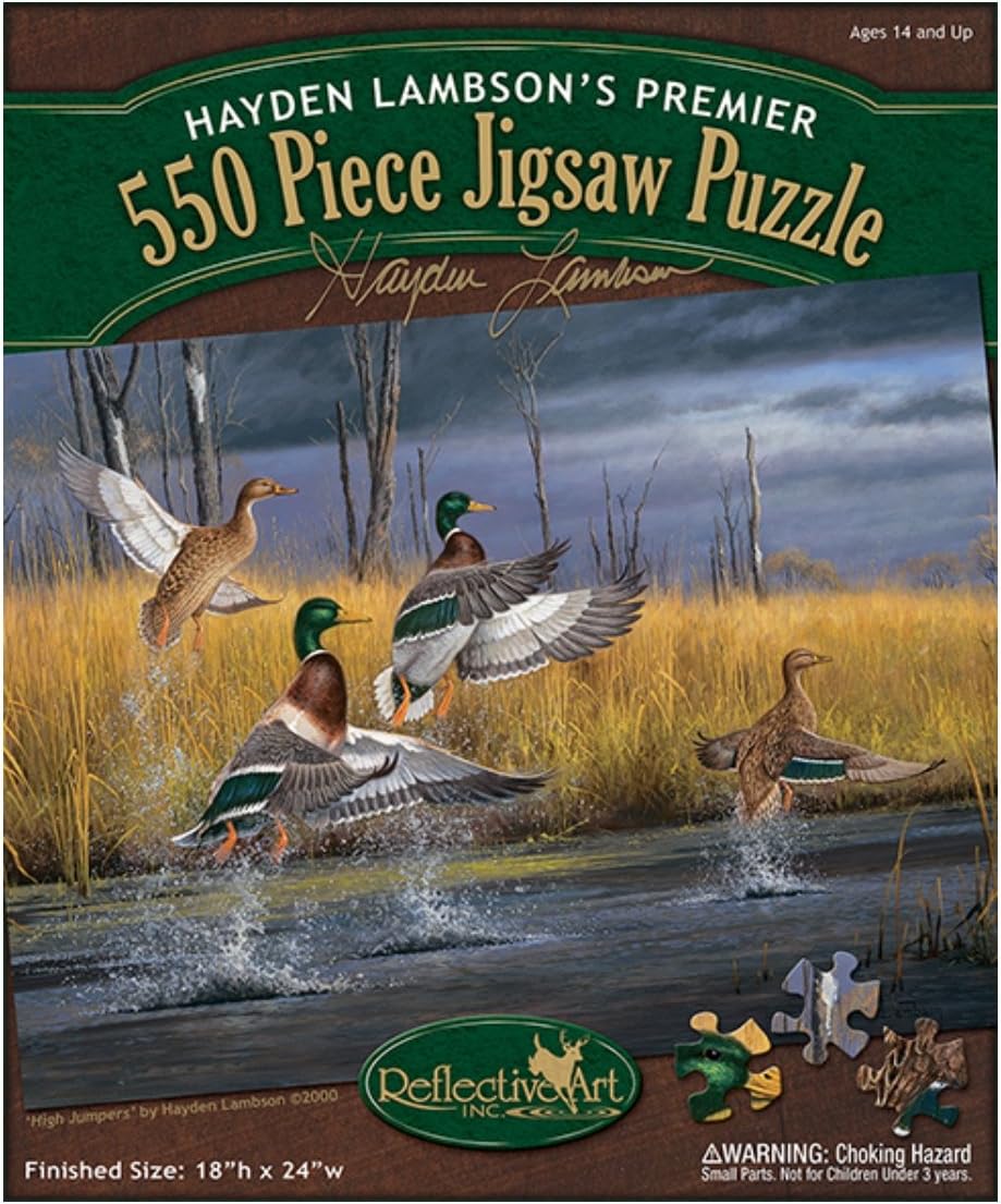 Amazon.com: Reflective Art High Jumpers Jigsaw Puzzle, 550-Piece : Toys ...