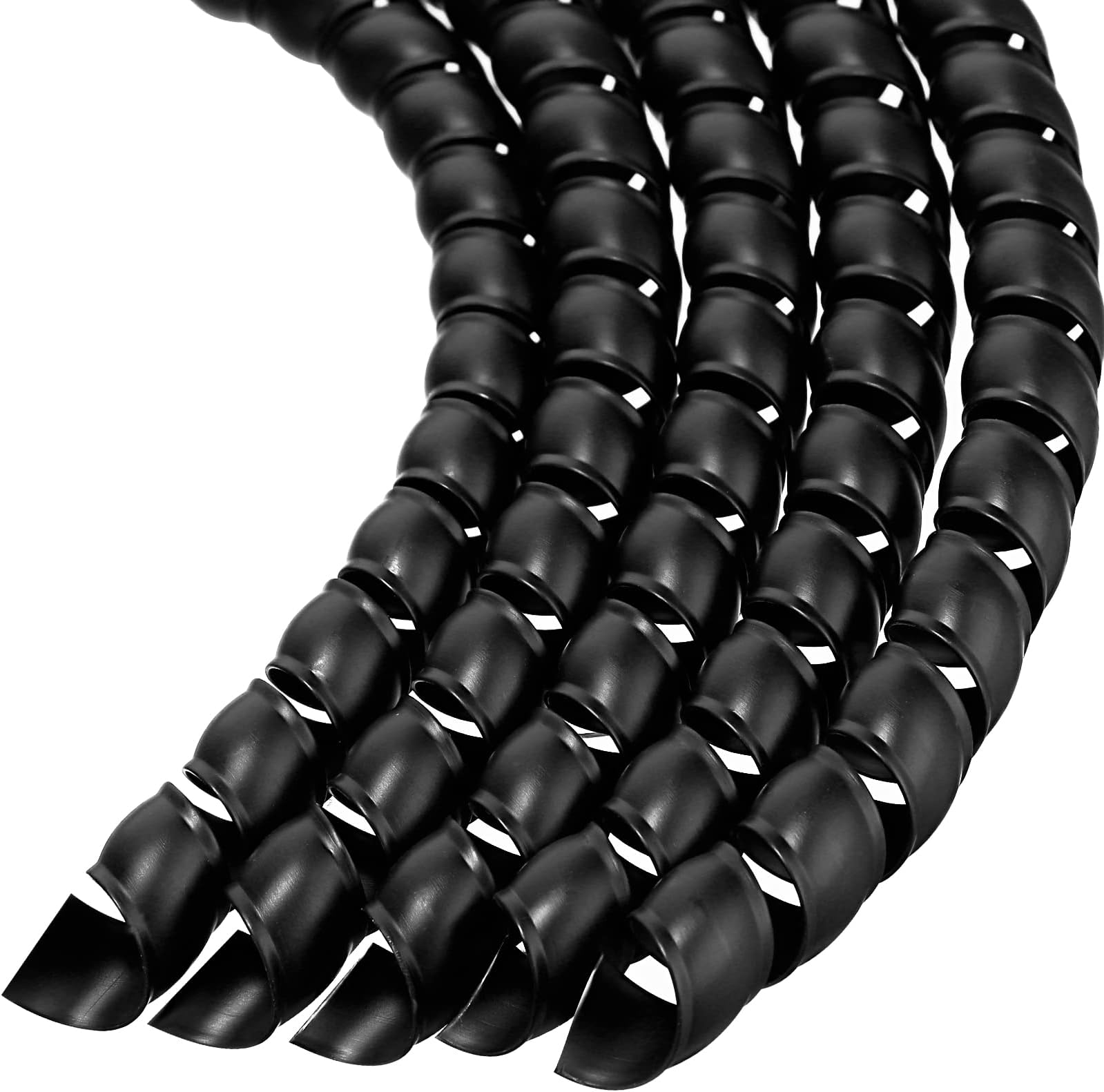 Amazon.com: uxcell Flexible Spiral Tube Wrap Cable Management Sleeve ...
