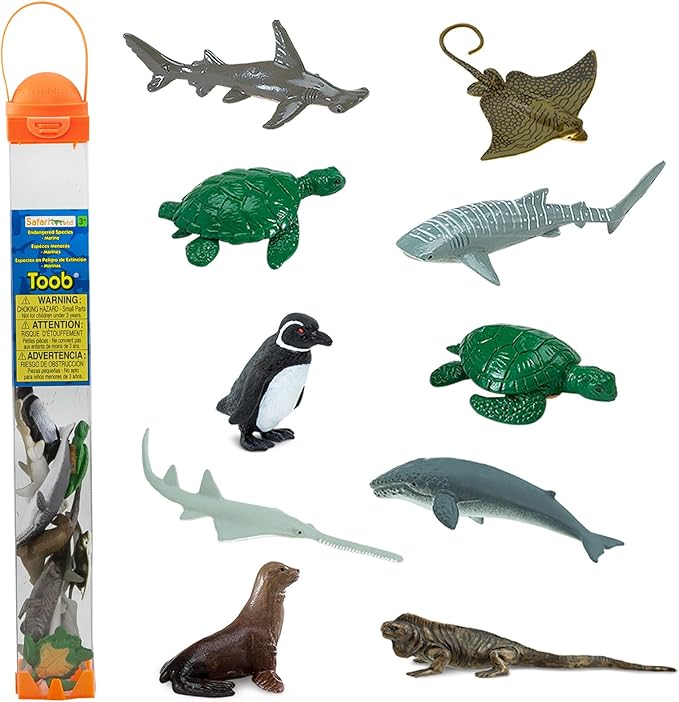 Amazon.com: Safari Ltd. Endangered Marine Species TOOB - Figures of ...