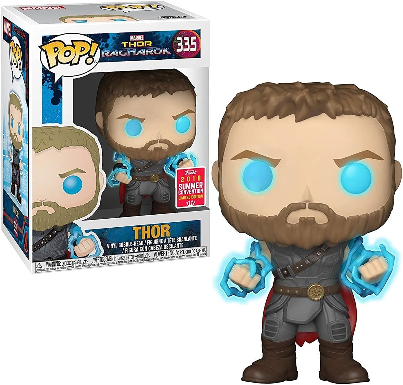 Amazon.com: Funko "POP Marvel: Thor Ragnarok Thor with Odin Force ...
