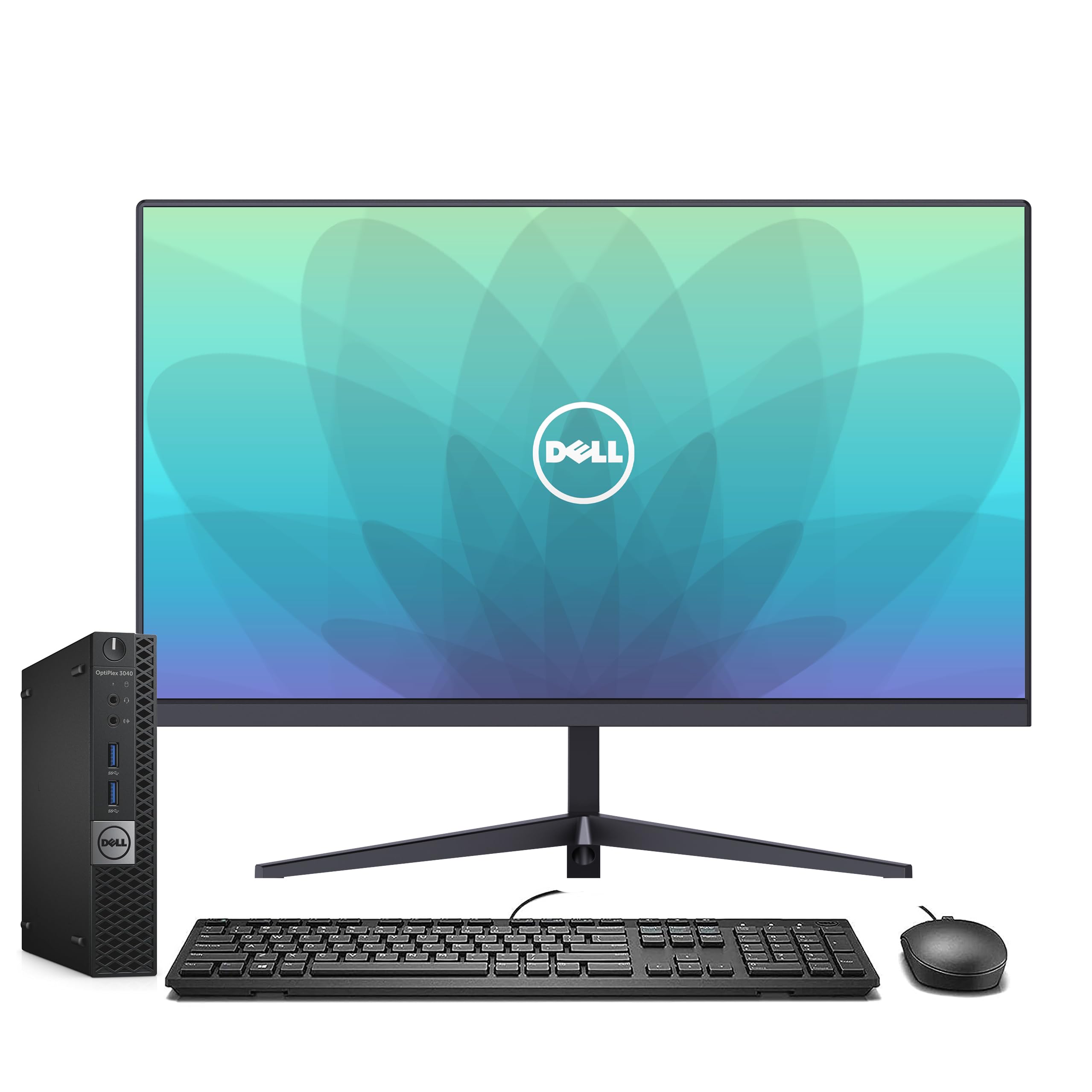 Amazon.com: Dell Optiplex 3040 Mini Desktop Computer with 23.8" Monitor ...