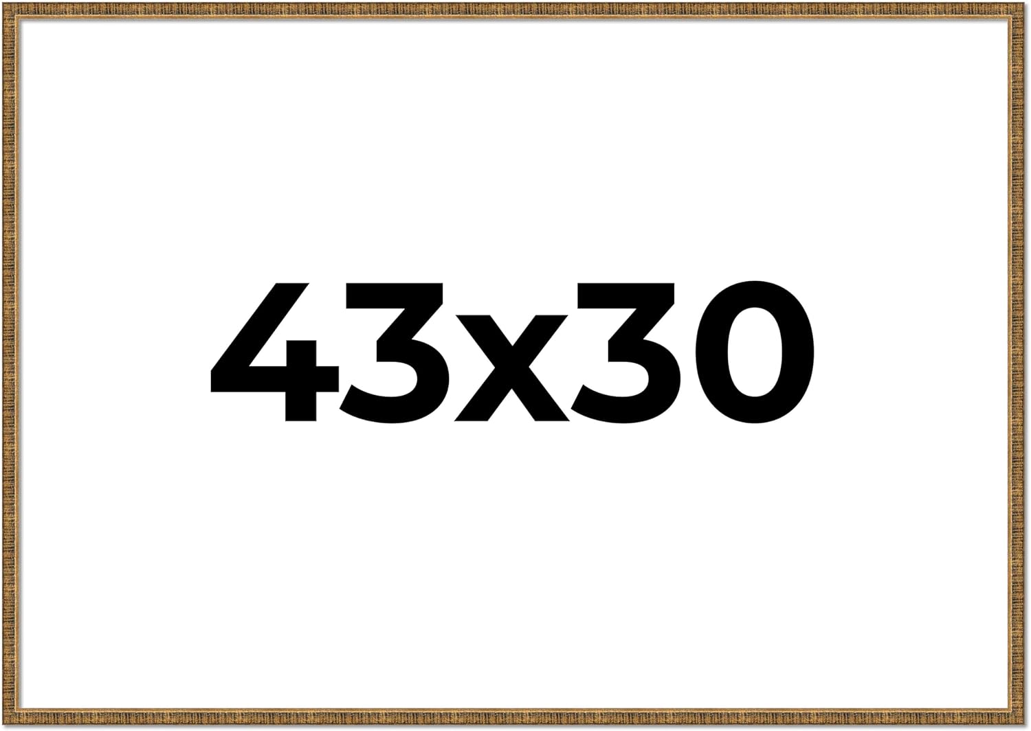 Amazon.com - 43x30 Frame Gold Picture Frame - Complete Modern Photo ...