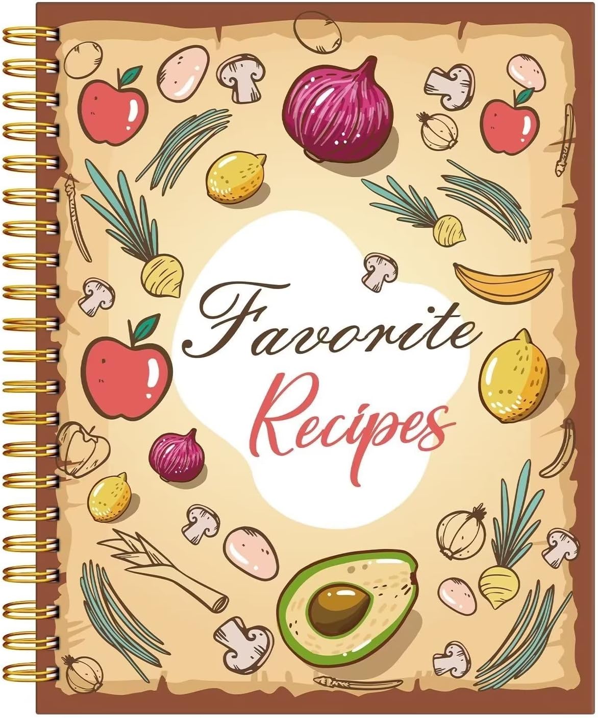 Amazon.com: Recipe NoteBook to Write in Your Own Recipes, 7" x 9 ...