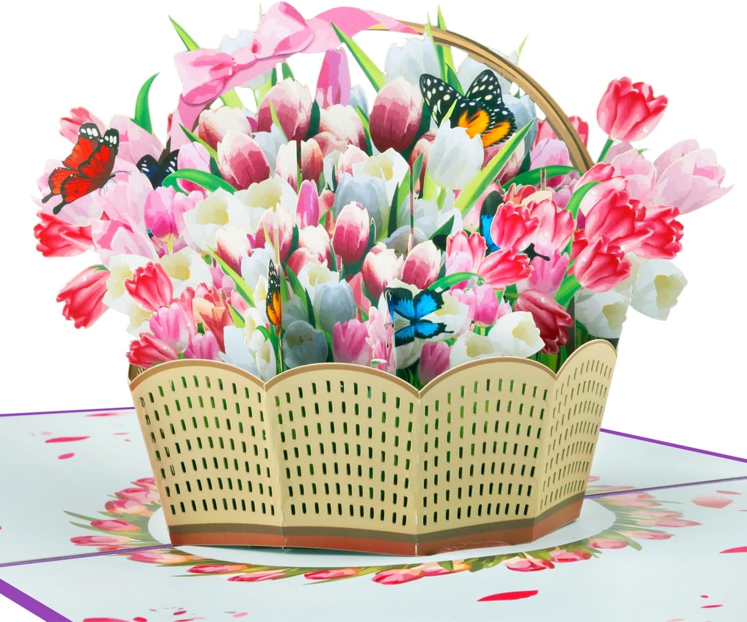 Amazon.com : Magic Ants Elegant Tulip 3D Pop-Up Greeting Card – for ...