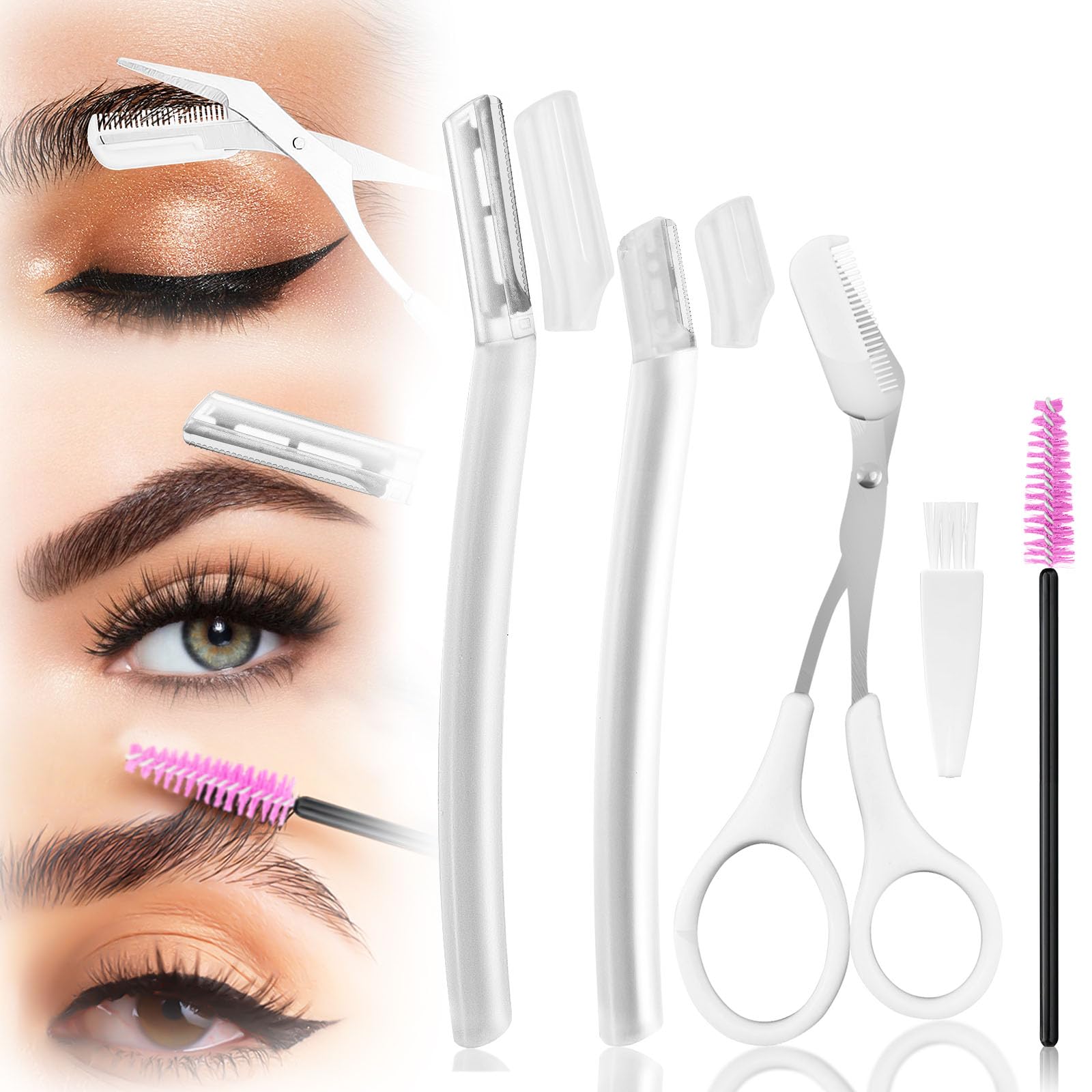 Amazon.com: Tokusatsu Eyebrow Kit, Trimming and Shaping Brow Set with ...