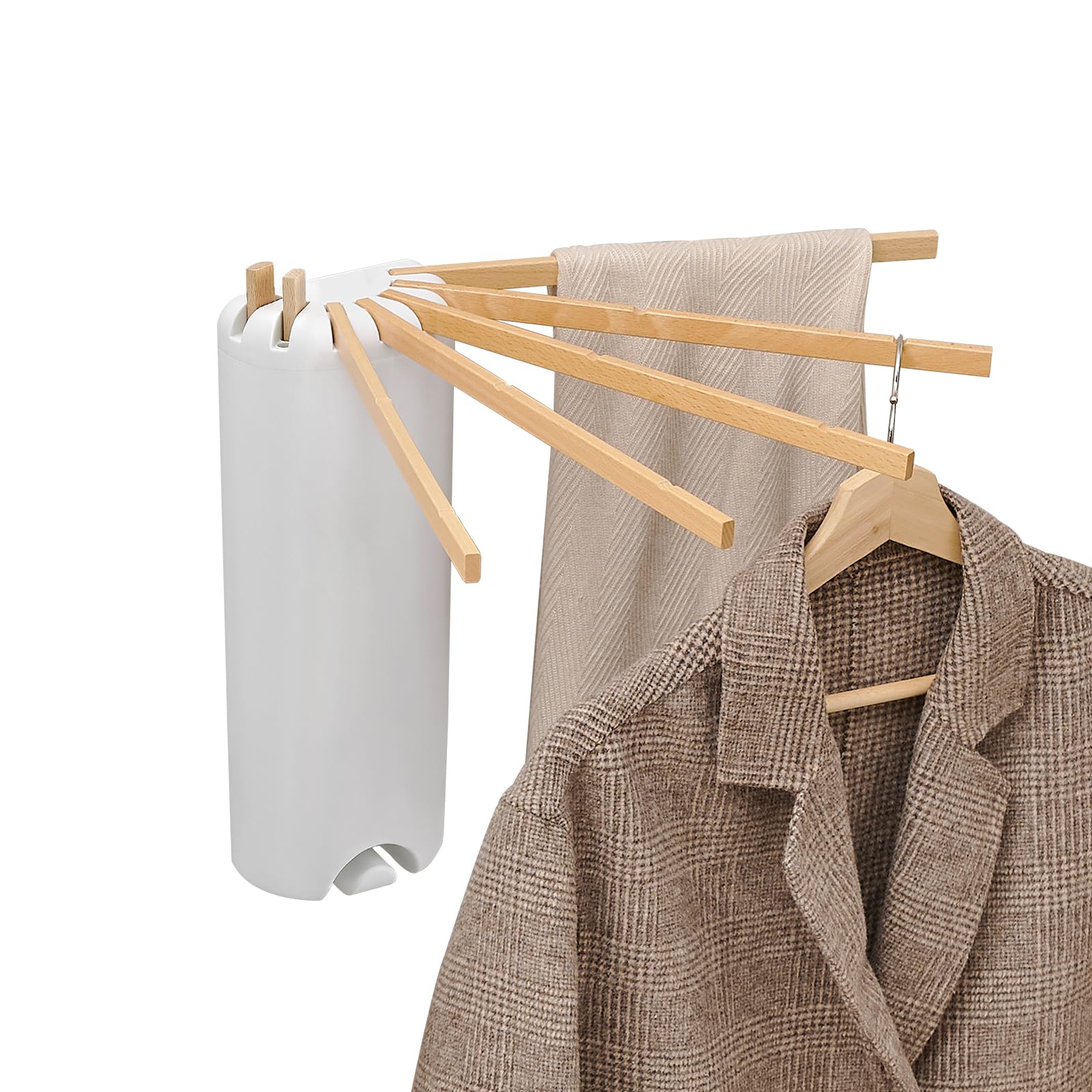 Amazon.com: RFOUO Wall Mounted Clothes Drying Rack Tripod,Foldable ...