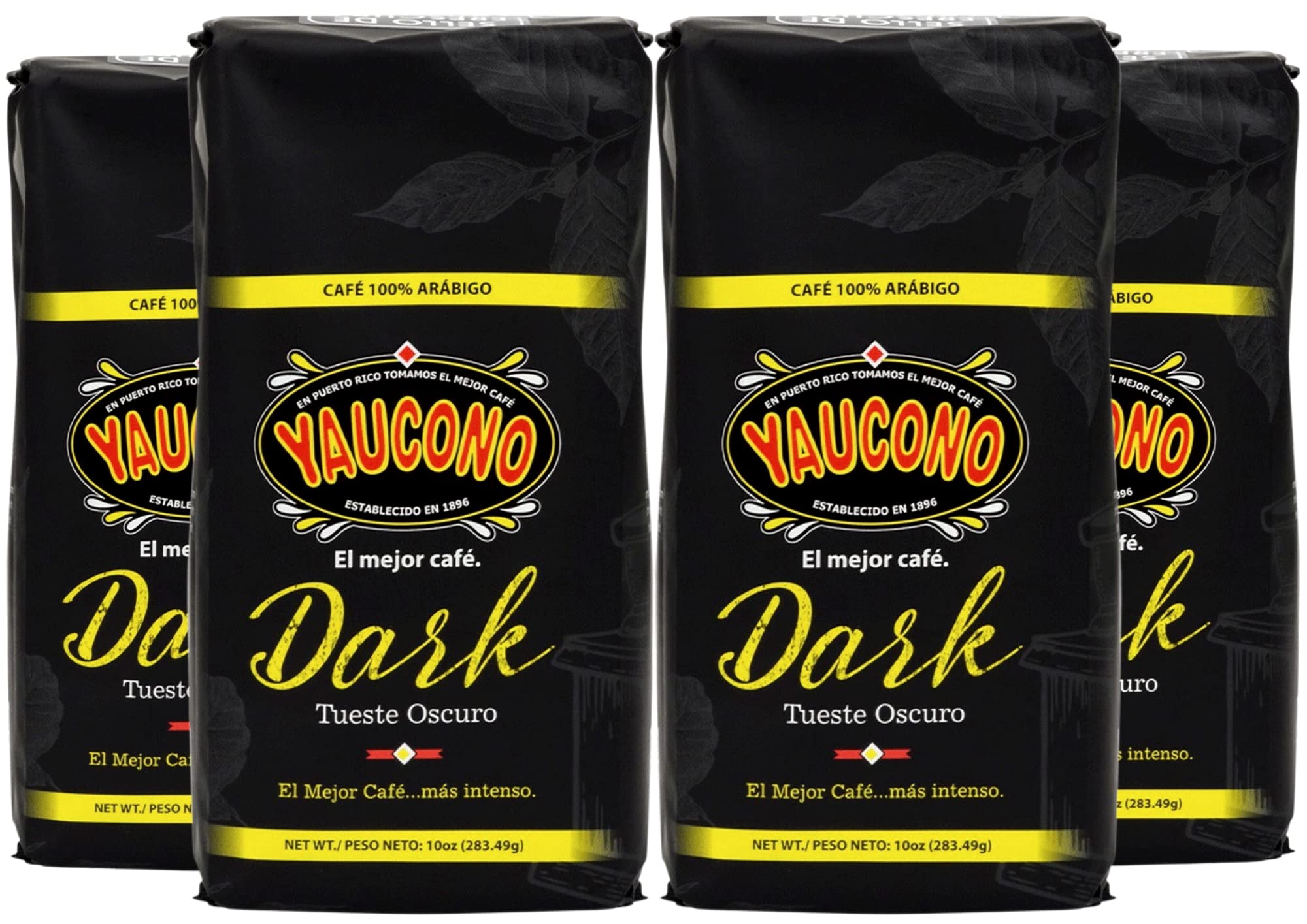 Buy Yaucono Dark Roast Ground Coffee, Puerto Rico, 100% Arabica, 10 ...