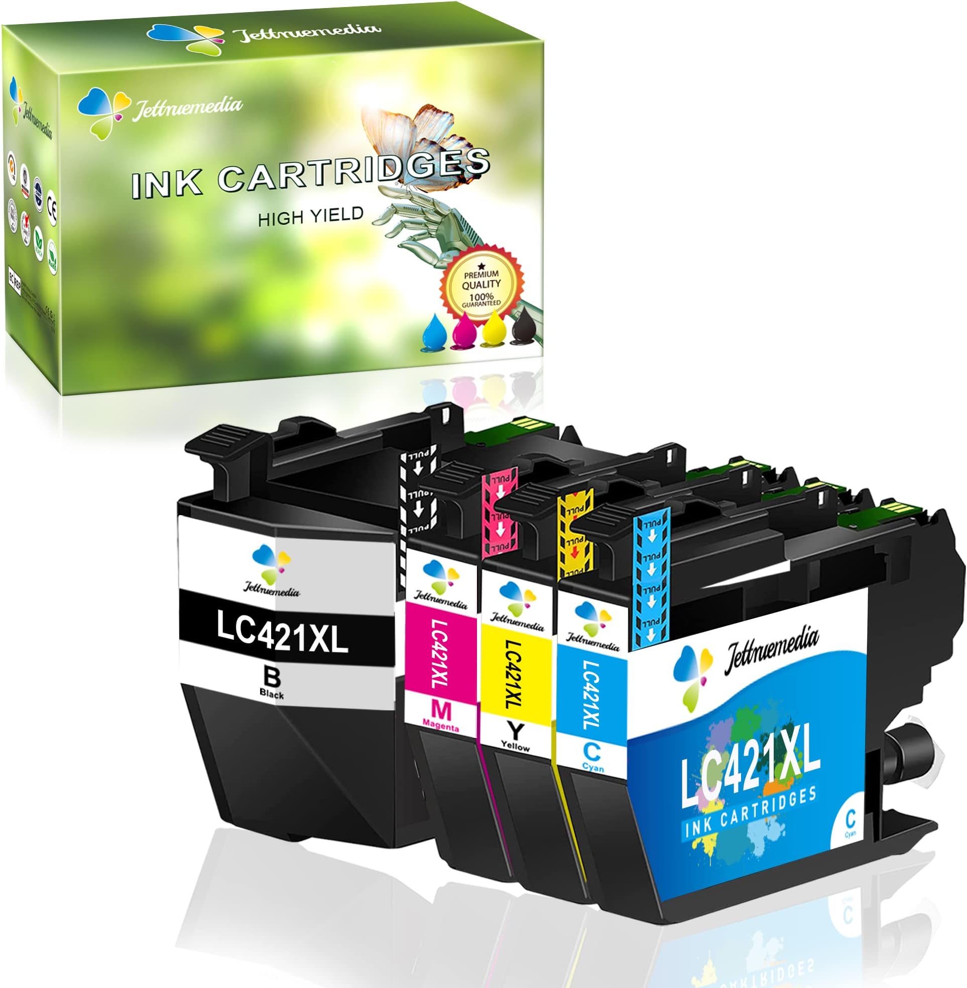 LC421XL Ink Cartridges for Brother LC-421XL LC421XL Ink Cartridges ...