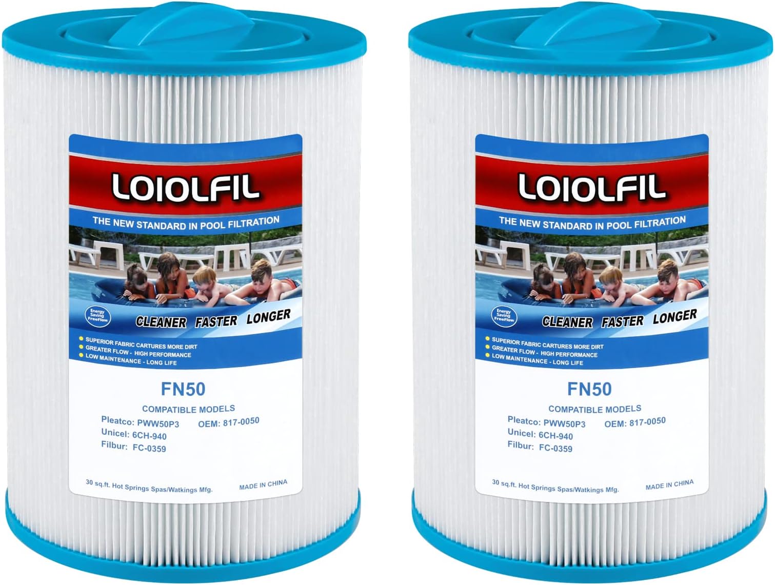 Amazon.com : Malaka 2-Pack Spa Filter Compatible with PWW50P3 6CH-940 ...