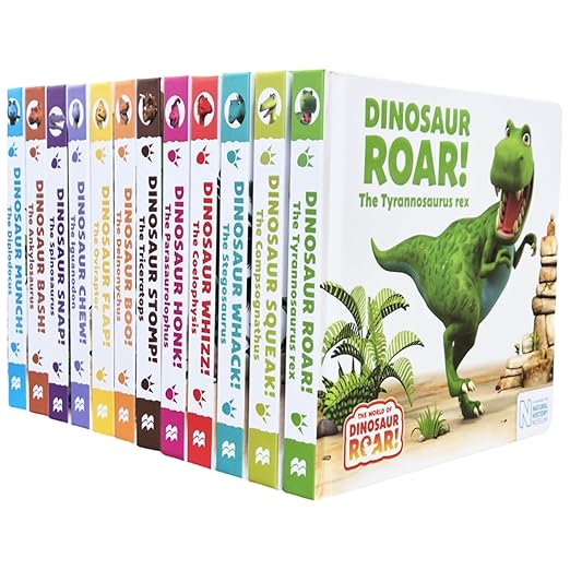 The World of Dinosaur Roar Series 12 Books Collection Set (Dinosaur ...