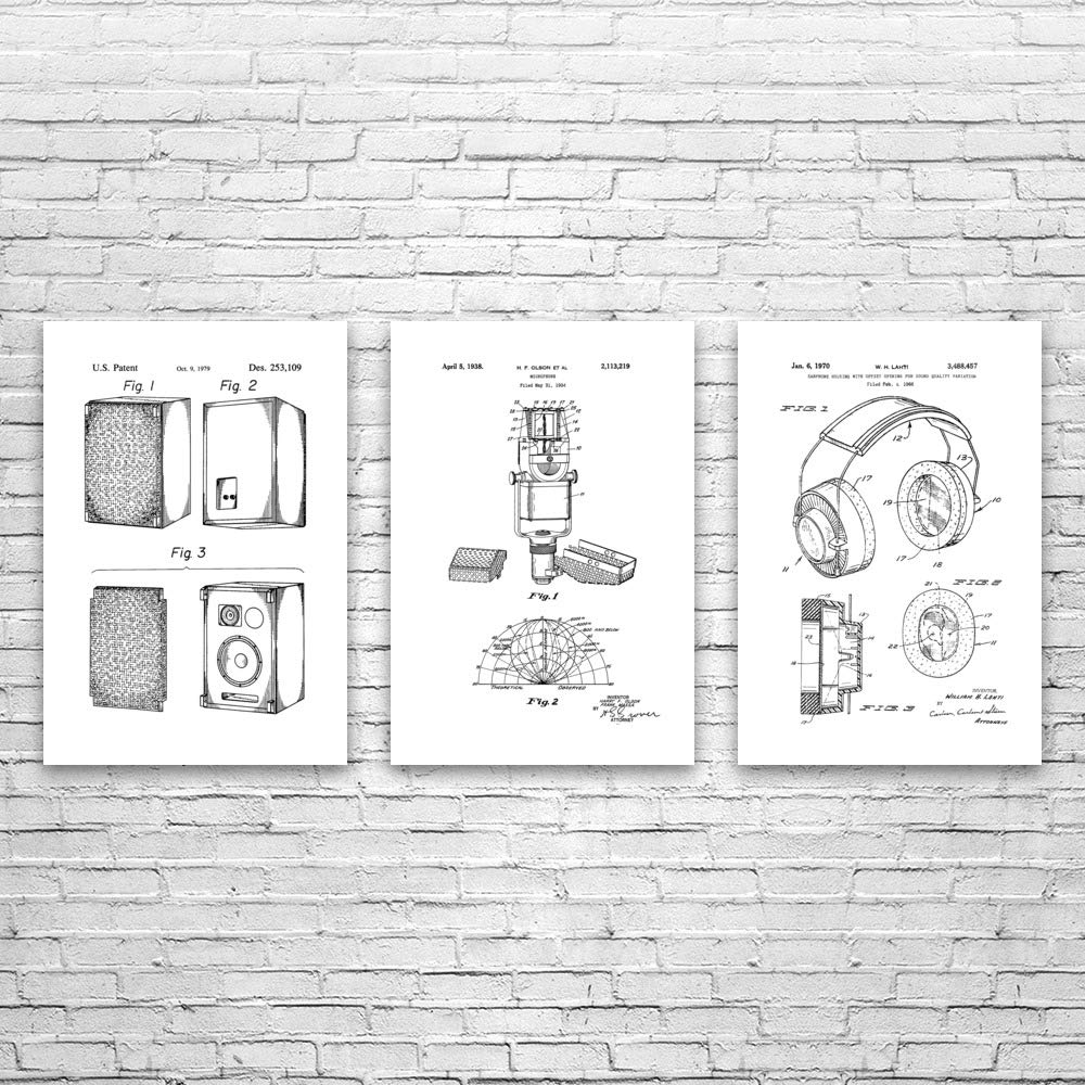 Snapklik.com : Music Recording Studio Posters Set Of 3
