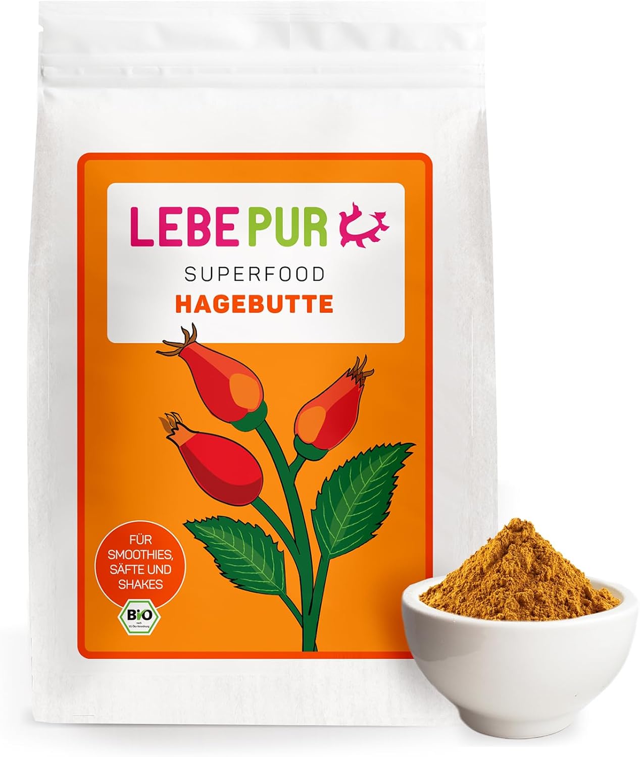 Hagebutte Pulver Vitamin C