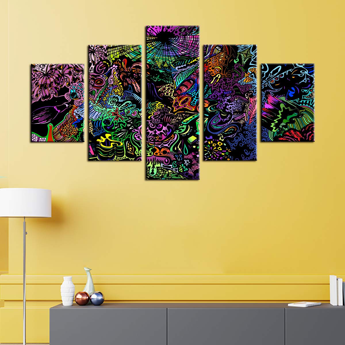 Neon Acid Trip Wallpaper