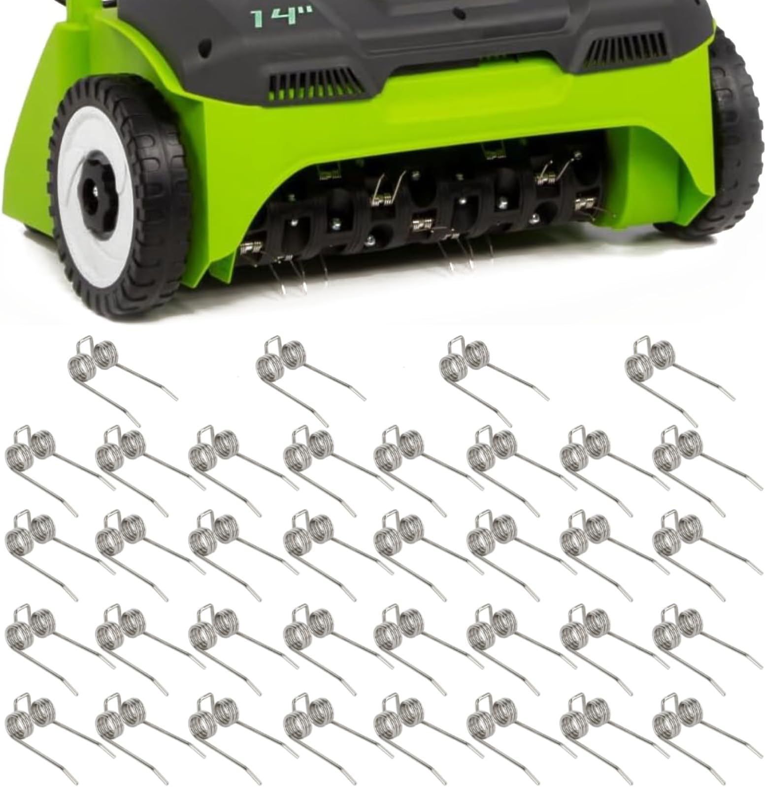 Amazon.com : Haiouus 27-Pack Dethatcher Tine Compatible with Sun Joe ...