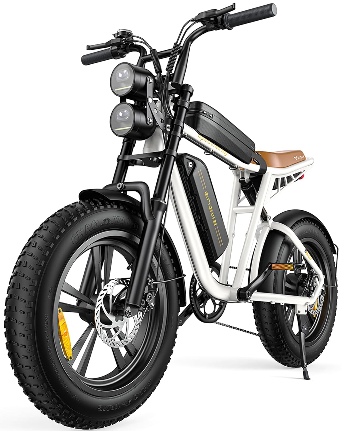 ENGWE M20 Electric Bike for Adults-750W Motor 4.0 * 20" Fat Tire Offroad Cruiser E Motorcycle ...