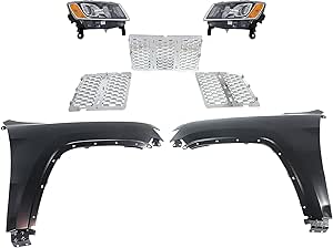 Amazon.com: Garage-Pro Driver and Passenger Side Headlight Kit for Jeep ...
