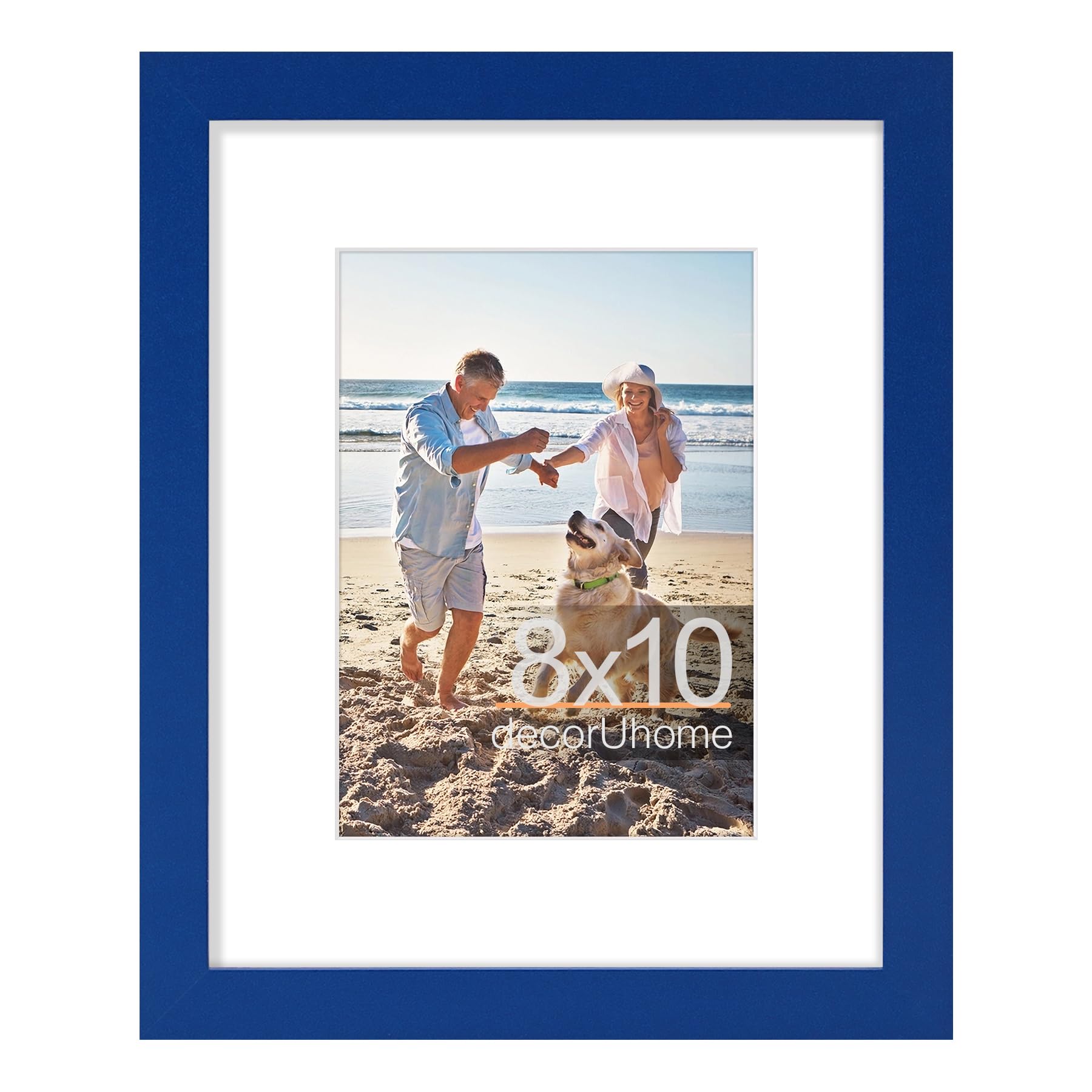 Amazon.com - decorUhome 8x10 Picture Frame, Display Photos 5x7 with Mat ...
