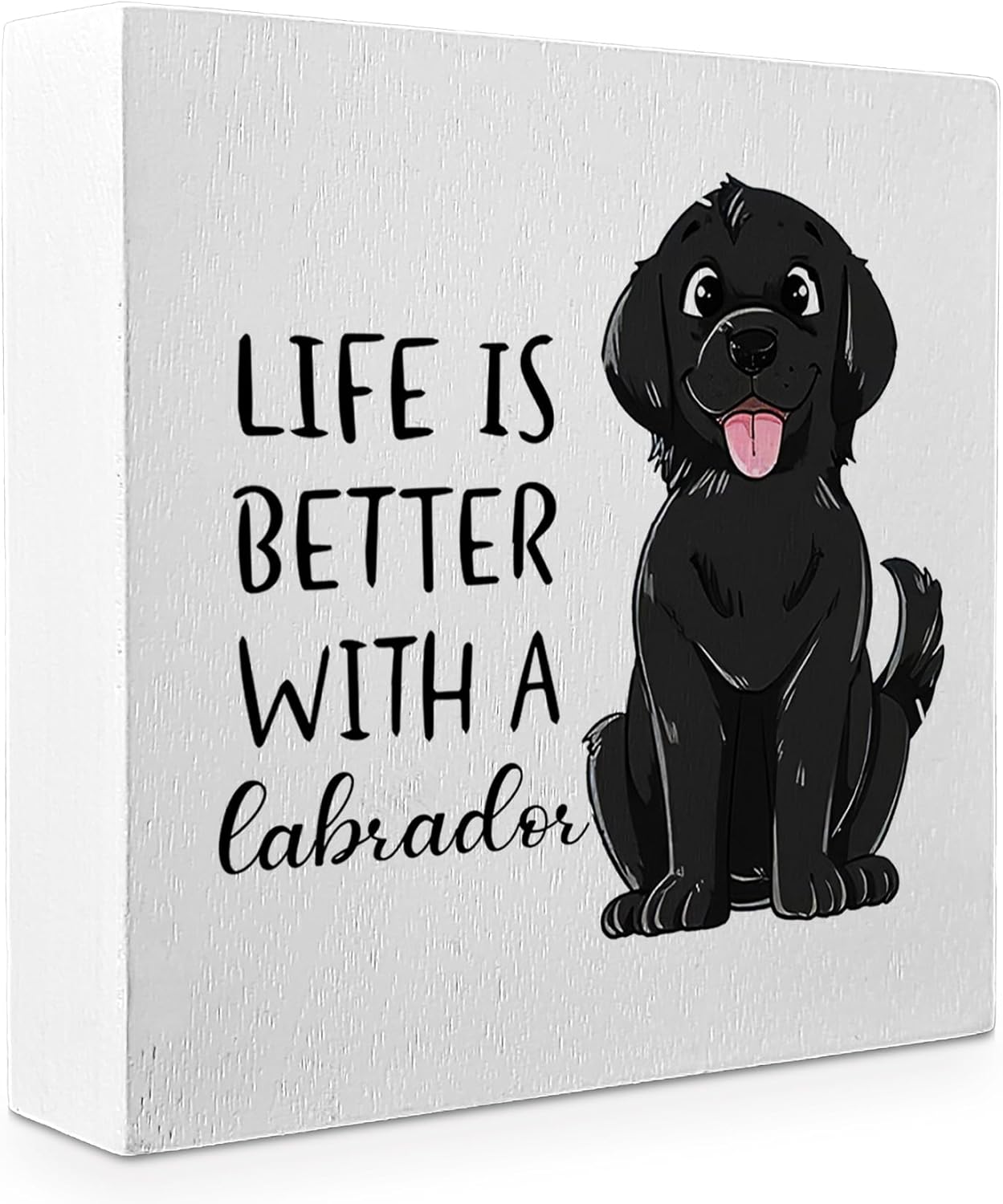 Amazon.com: Dibor Black Lab Gifts, Dog Signs for Home Decor, Dog Decor ...
