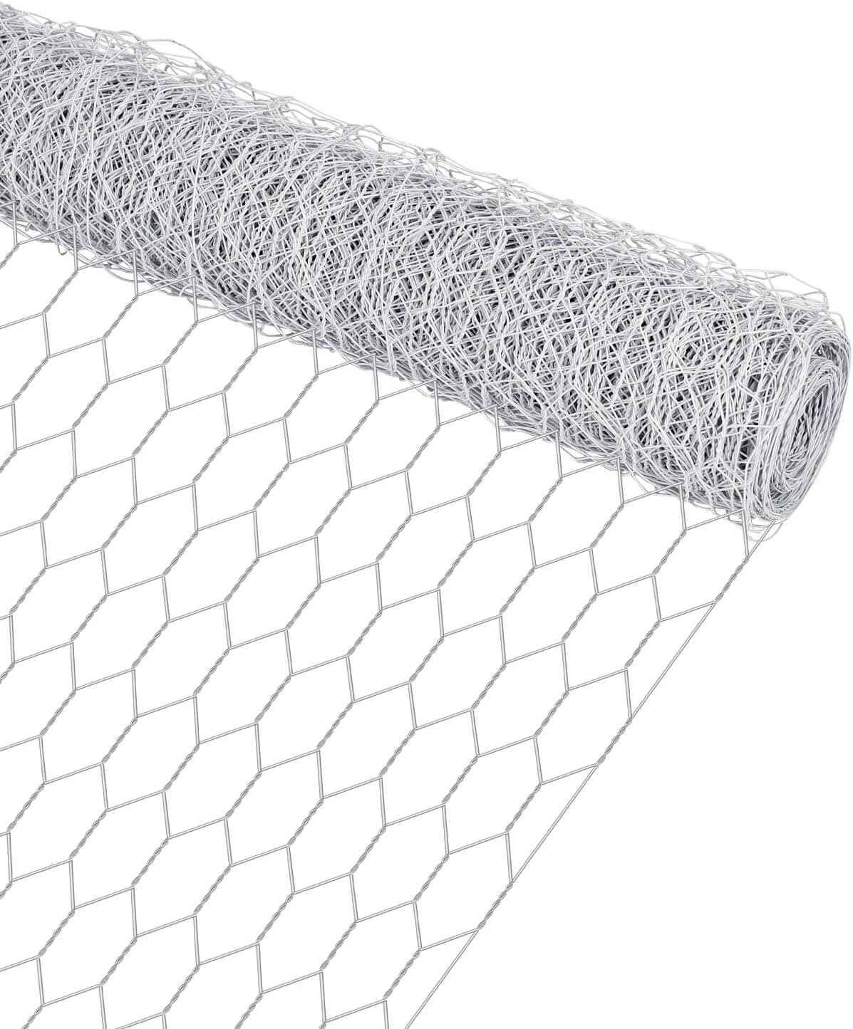 Amazon.com : Garden Poultry White Chicken Wire - 13.7 '' × 157 ...