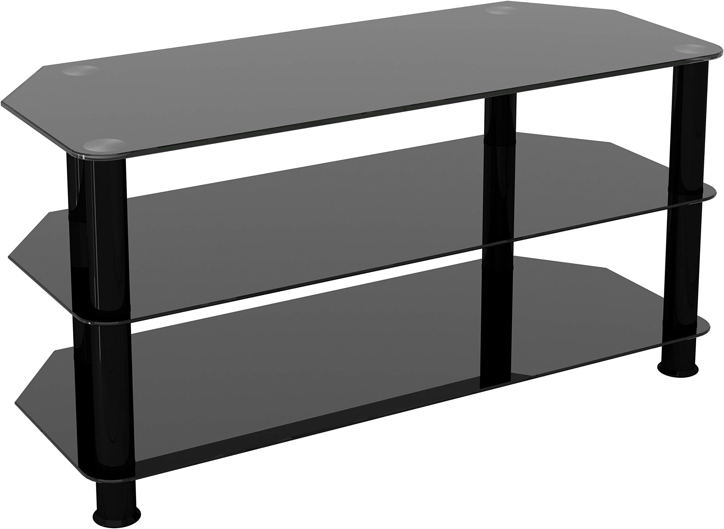 Amazon.com: AVF Steel Glass TV Stand with Cable Management for up to 55 ...