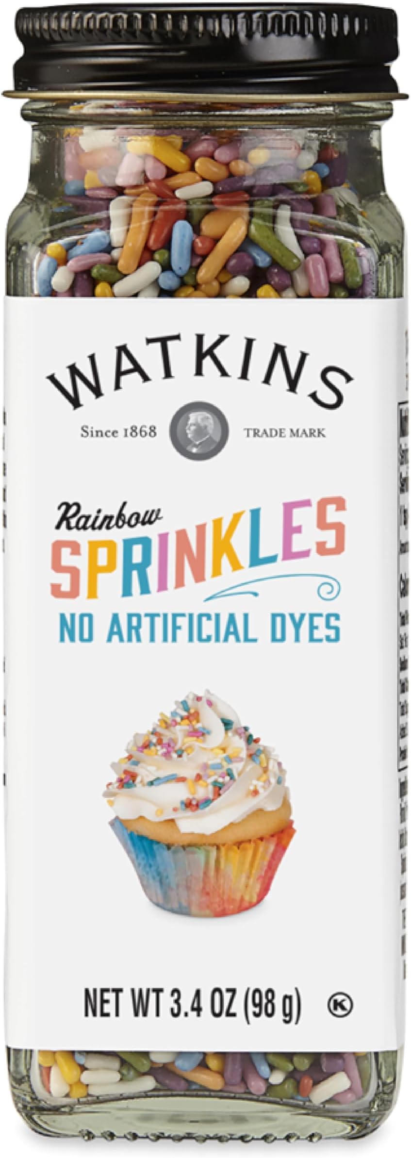 Amazon.com: The Gourmet Baking Company All-Natural Rainbow Sprinkles ...