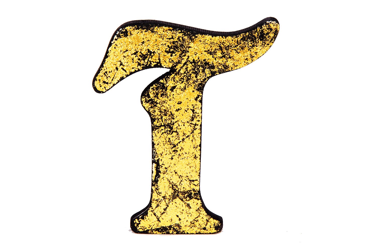 Buy Metallic Look Large 4inch 11cm Wooden Letters Free-standing A to Z ...