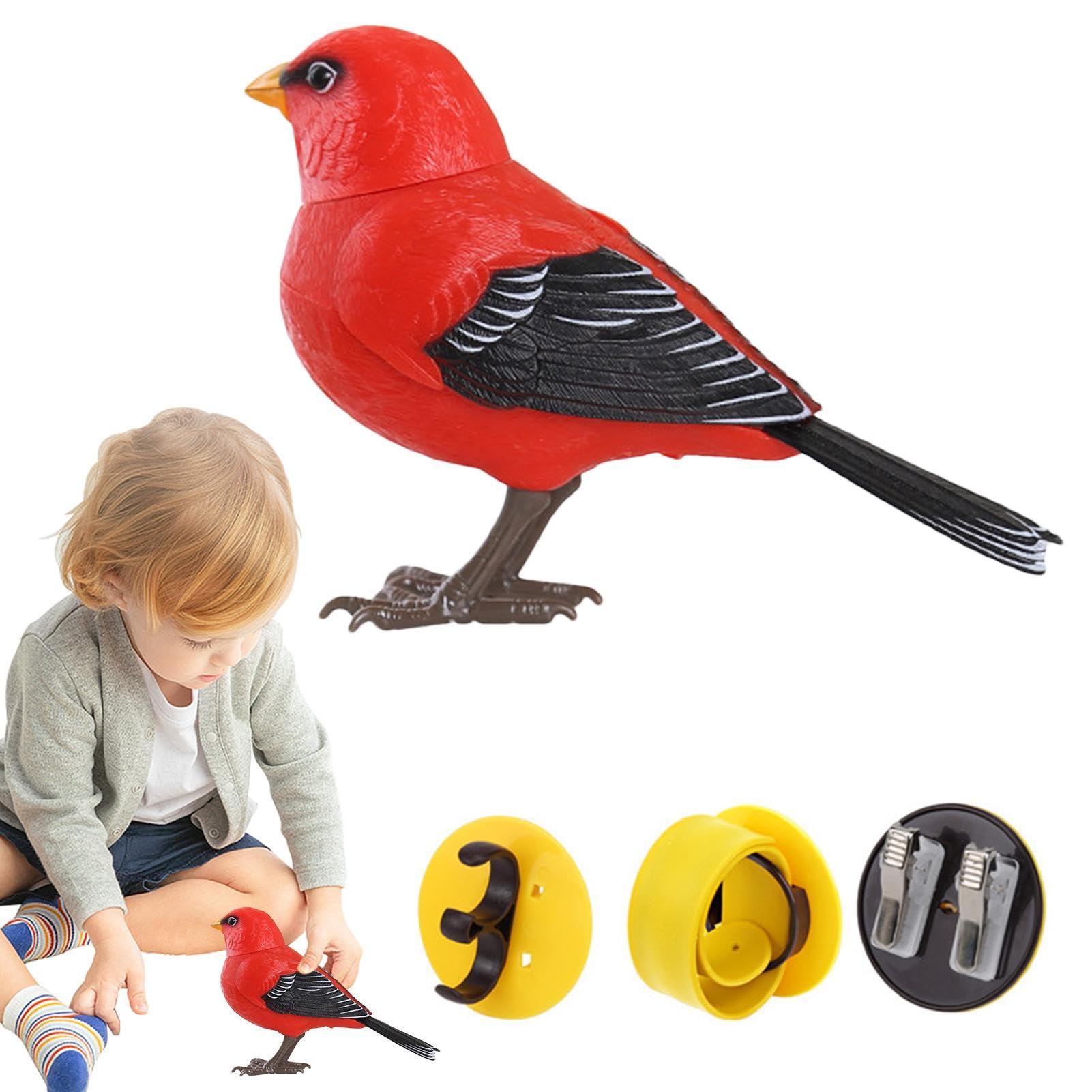 Motion Activated Fake Birds With Sound Fake Birds Toy - Sound & Motion ...