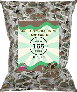 Starlight Chocolate Mint Hard Candy - Individually Wrapped - Bulk Candy ...