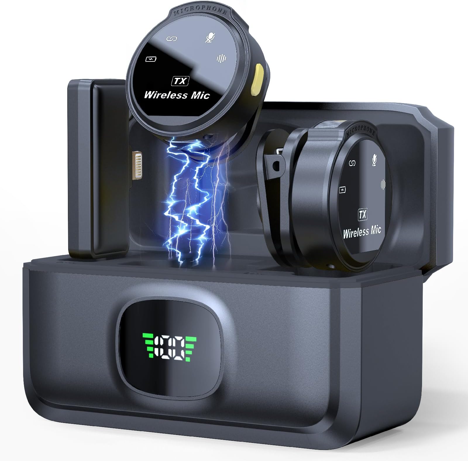 Amazon.com: SmaFun Wireless Lavalier Microphone for iPhone - Android ...