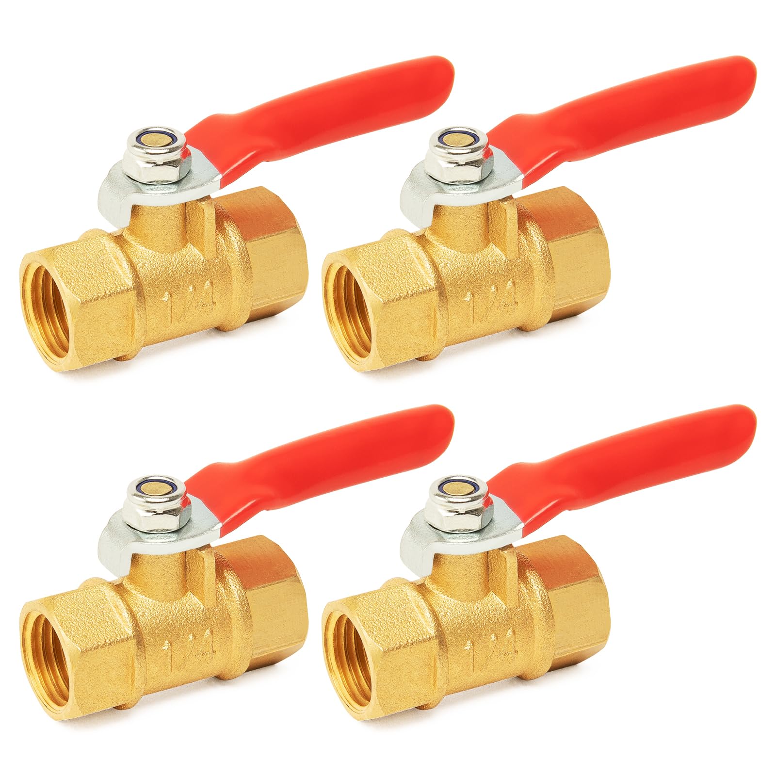 Amazon.com: ChillWaves Brass Ball Valve, Air Compressor Ball Valve Shut ...