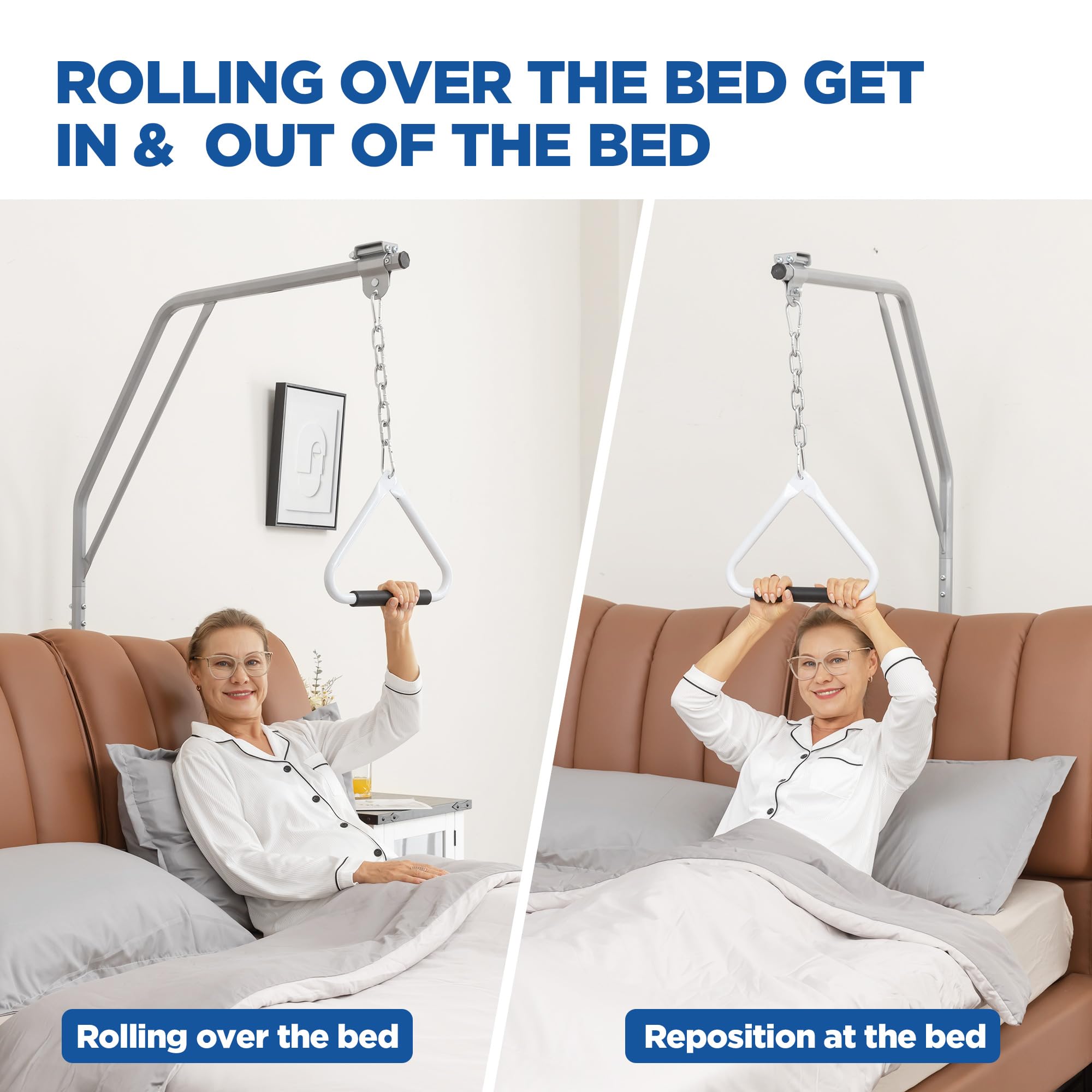 Snapklik.com : Trapeze Bar For Bed Mobility, Free Standing Trapeze Bar ...